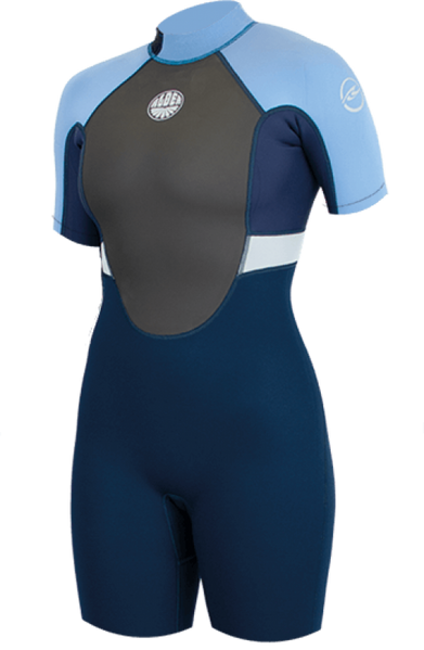 Alder Impact Women's 3/2mm Back Zip Blue Full Length Wetsuit – Bob Gnarly Surf