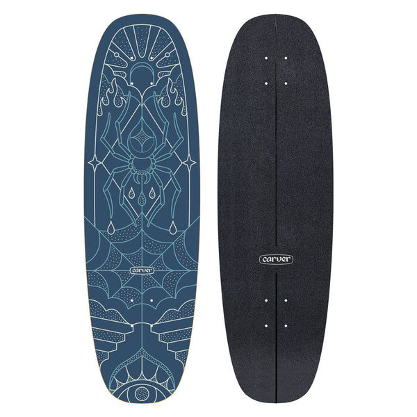 Carver Skateboards - 33" Blue Widow - Deck Only – Bob Gnarly Surf