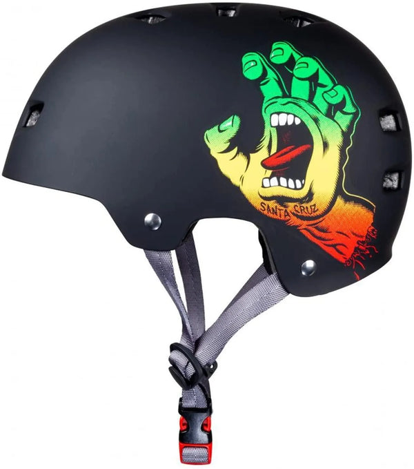 Santa Cruz Skate Helmet Screaming Hand – Bob Gnarly Surf